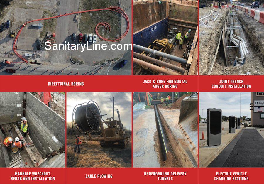 Joint Trench Utilities - Sanitary Line